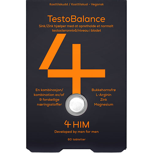 4HIM TestoBalance | 60 tabletter – Mecindo.no