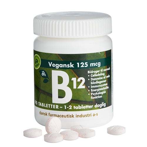 Kjøp DFI Vitamin B12 Methylkobalamin 90 Tabletter - Mecindo – Mecindo.no