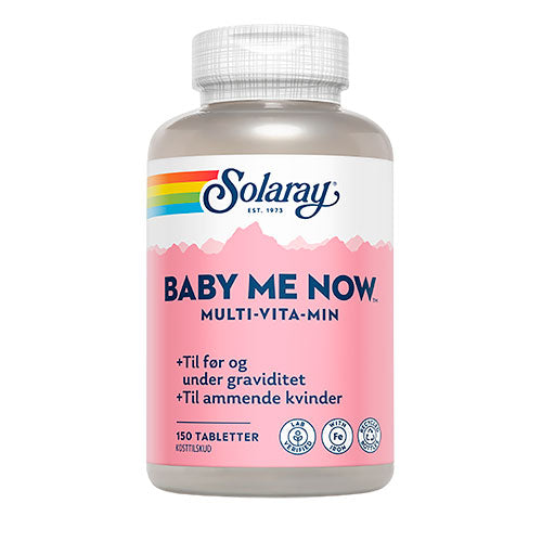 Kjøp Solaray Baby Me Now Multivitamin 150 Tabletter - Fri frakt ...